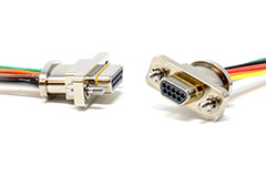 Micro MDM Conn w/Integrated Backshell - ITT Cannon | DigiKey